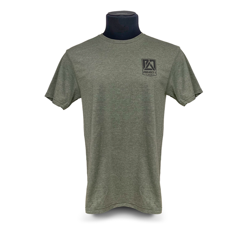 PROJECT7 Insignia Tee, Black/OD Heathered | PROJECT7 ARMOR